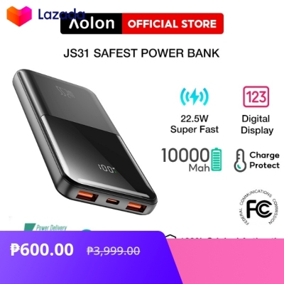 Aolon 22.5W Portable power bank LED Digital Display 10000mAh/20000mAh ...