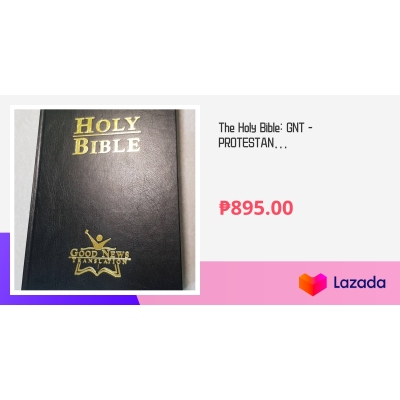 The Holy Bible: GNT - PROTESTANT EDITION, Large Print, Hardbound 10x2x6 ...