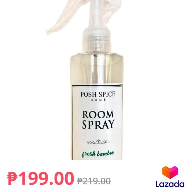 Fresh Bamboo Room and Linen Aromatherapy Spray by Posh Spice 250 ml
