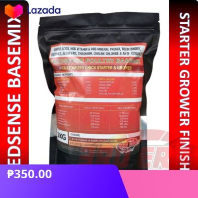 BASEMIX FOR CHICKEN FEEDSENSE CHICK STARTER/GROWER BASEMIX 1 Kilo for ...