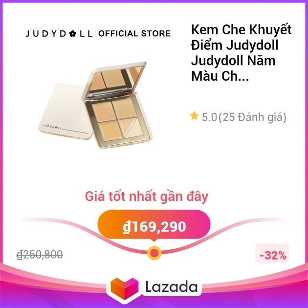 Kem Che Khuyết Điểm Judydoll Judydoll Năm Màu Che Phủ Đốm Mụn Và Quầng ...