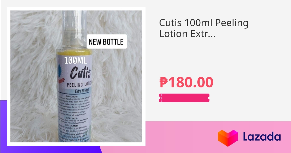 Cutis 100ml Peeling Lotion Extra Strength