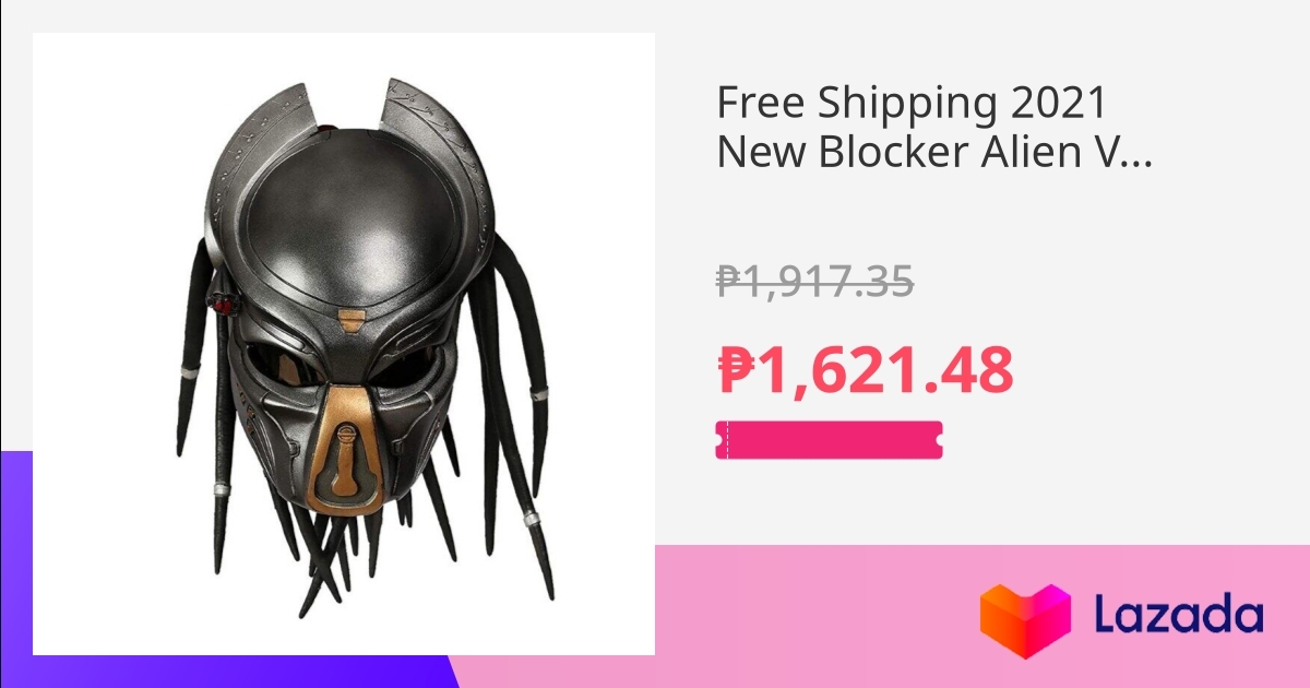 Free Shipping 2021 New Blocker Alien Vs Predator Mask Lone Wolf ...