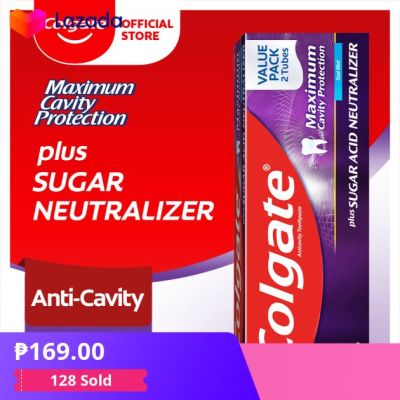 Colgate Maximum Cavity Protection plus Sugar Acid Neutralizer Anti ...
