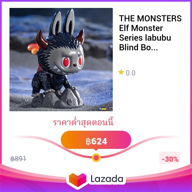 THE MONSTERS Elf Monster Series labubu Blind Box POPMART Toy Figure