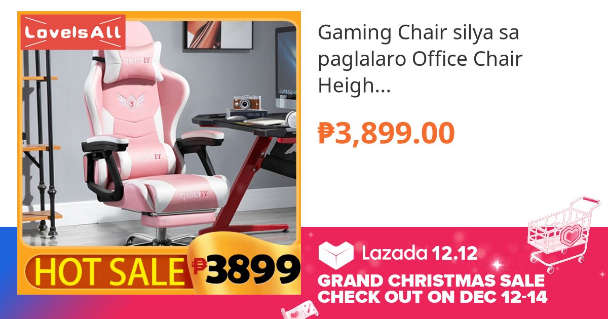 Gaming Chair silya sa paglalaro Office Chair Height Adjustable E-Sports ...