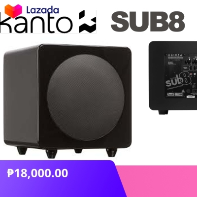 KANTO SUB8 Kanto SUB8 8-inch Sealed Powered Subwoofer - Piano Black