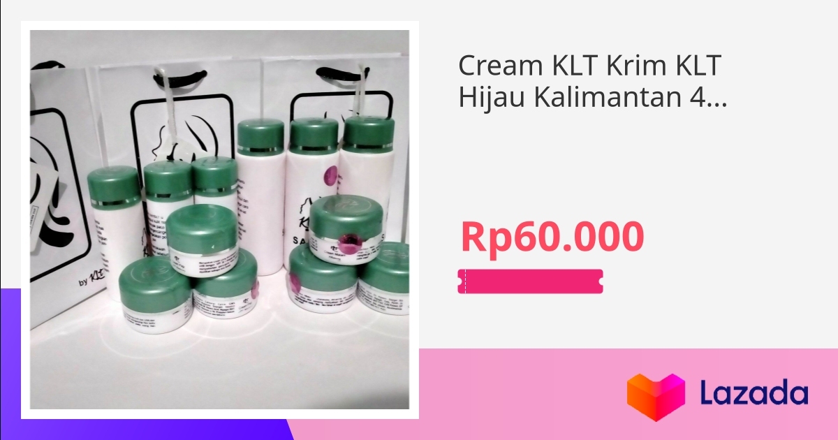 Cream KLT Krim KLT Hijau Kalimantan 4d ifabeauty