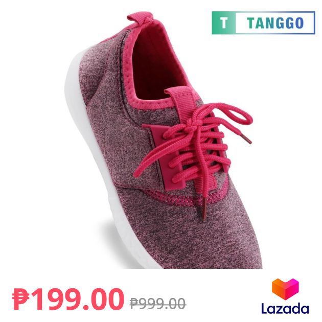 Tanggo Carol Women's Fashion Sneakers Rubber Shoes XH76-L (Fuchsia Pink)