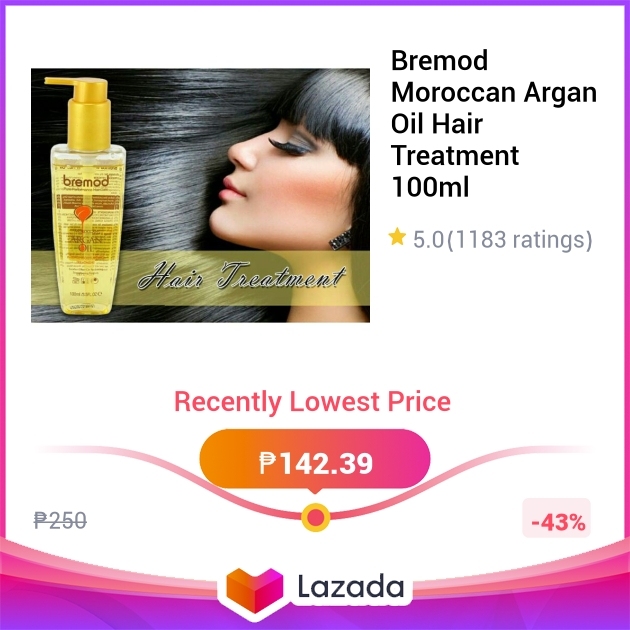 Bremod Moroccan Argan Oil Hair Treatment 100ml