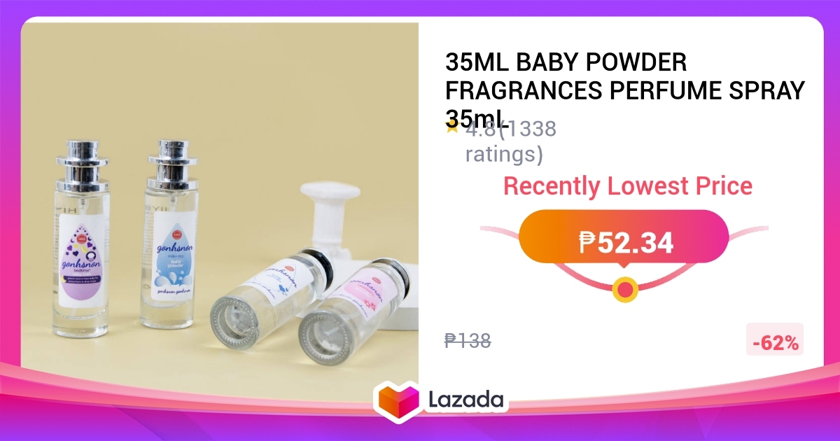 35ML BABY POWDER FRAGRANCES PERFUME SPRAY 35mL