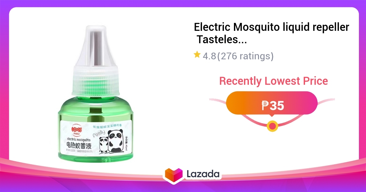 Electric Mosquito liquid repeller Tasteless Smokeless Safety Health ...