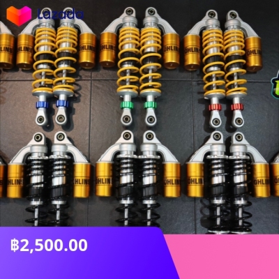 ohlins โช๊คหลัง โอลิน แก๊สแท้ ซีนเเท้ เวฟ ดรีม Wave Dream ไม่ต้องปาดบังโซ่