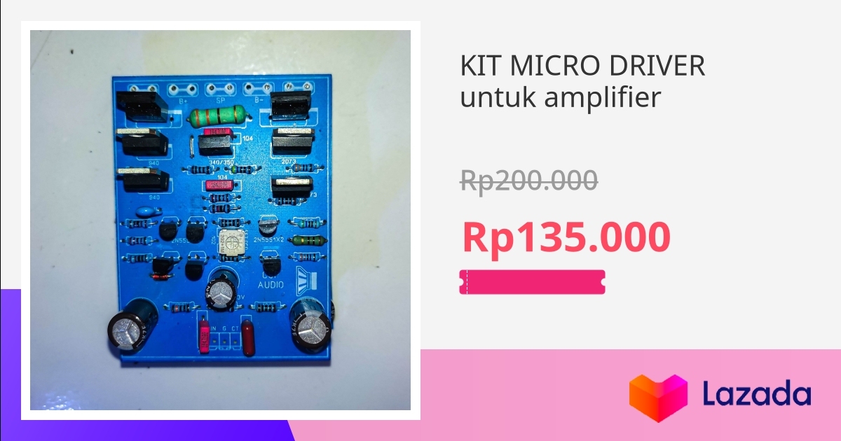 KIT MICRO DRIVER untuk amplifier