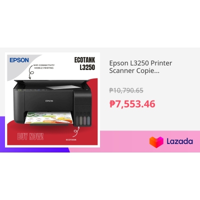 Epson L3250 Printer Scanner Copier Xerox WiFi Wireless nd New and ...