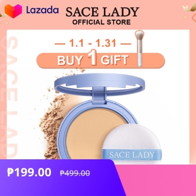 SACE LADY Pressed Powder Oil Control Makeup Matte Setting Powder Silky ...
