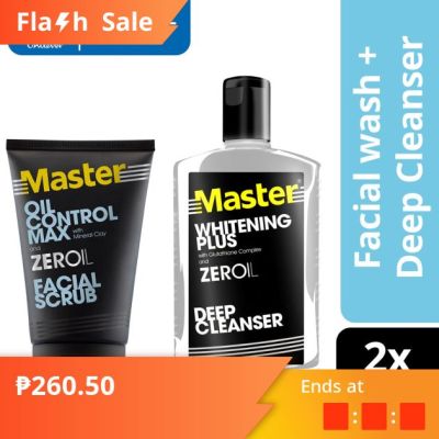 [Bundle of 2] Master Oil Control Facial Wash 100g + Master Brightening ...