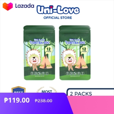UniLove Contra Bug Peel and Stick Patches Pack of 2