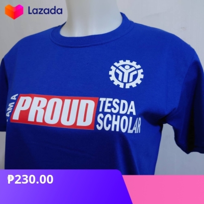 TESDA Scholar Uniform T-shirt Royal Blue
