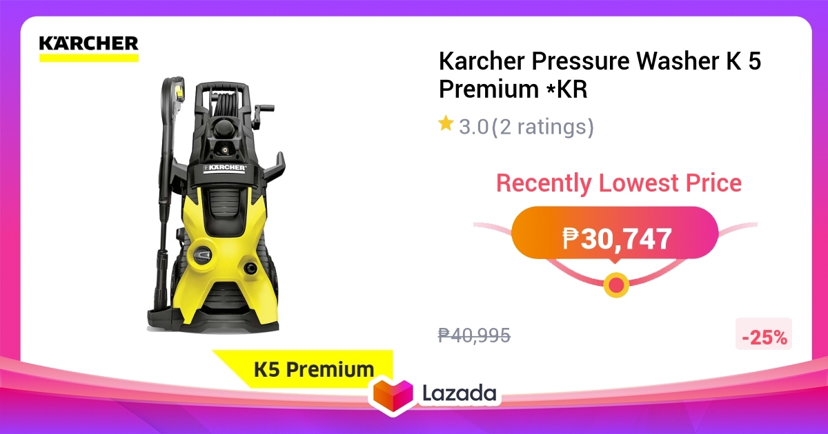 Karcher Pressure Washer K 5 Premium *KR