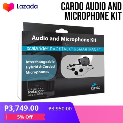 Cardo Audio and Microphone Kit for Packtalk Bold/Black (Speed Depot)