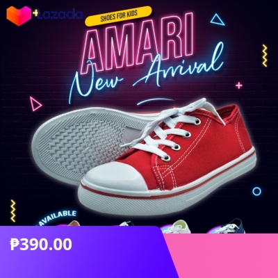 Amari Children's Canvas Shoes Spring Girls Board Shoes Unisex Korean ...