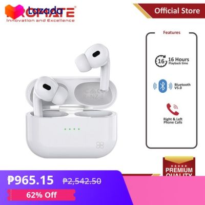 Promate Harmoni Sleek Bluetooth v5.0 TWS Earphones with 240mAh Charging ...