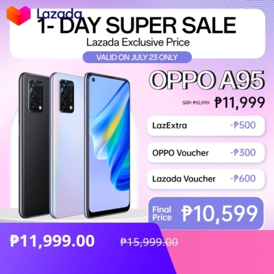 OPPO A95 | 8GB+128GB | 5000mAh Battery | 33W Flash Charge | 16MP Front ...