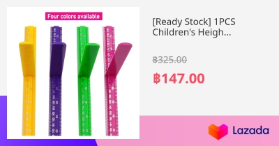 [Ready Stock] 1PCS Children's Height Ruler Punch Free Wall Hanging ...