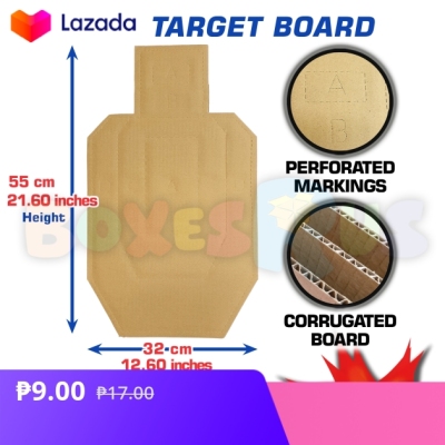 Target Board for Shooting Corrugated Cardboard by Boxes R Us