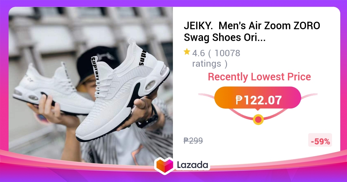 JEIKY. Men's Air Zoom ZORO Swag Shoes Orig Running Shoes #M860 ...