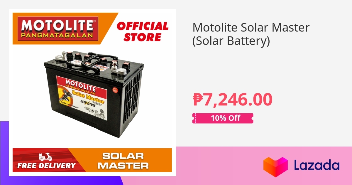 Motolite Solar Master (Solar Battery)