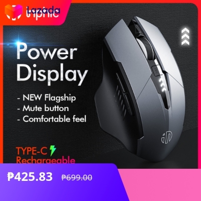 INPHIC PM6 2.4G Wireless Mouse Rechargeable 500mAh Ergonomic Silent ...