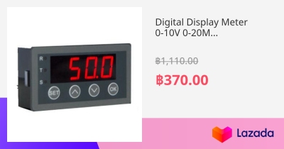 Digital Display Meter 0-10V 0-20MA 2-10V 4-20MA Analog Input Display ...