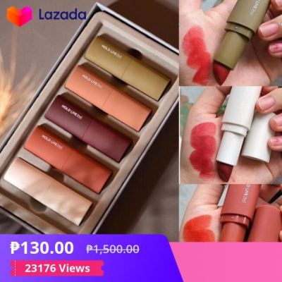 Authentic HOLD LIVE Lipstick Set 5 in 1 Matte Waterproof Lipstick Set ...