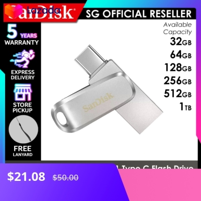 SanDisk Ultra Thumb Drive Flash Drive Pen Drive Dual Drive Luxe USB 3.1 ...