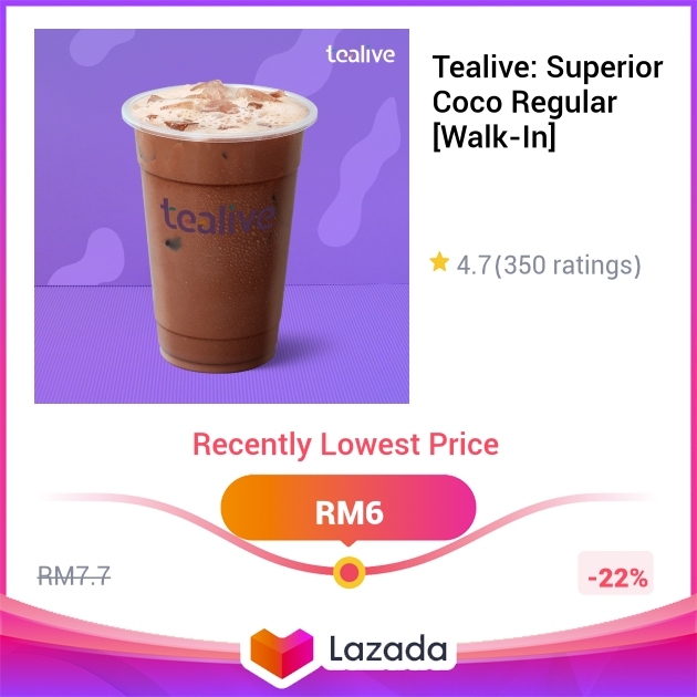 Tealive: Superior Coco Regular [Walk-In]