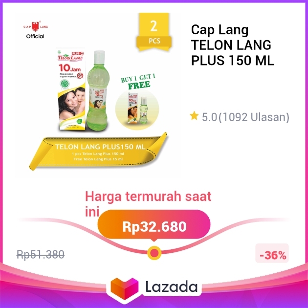 Cap Lang TELON LANG PLUS 150 ML