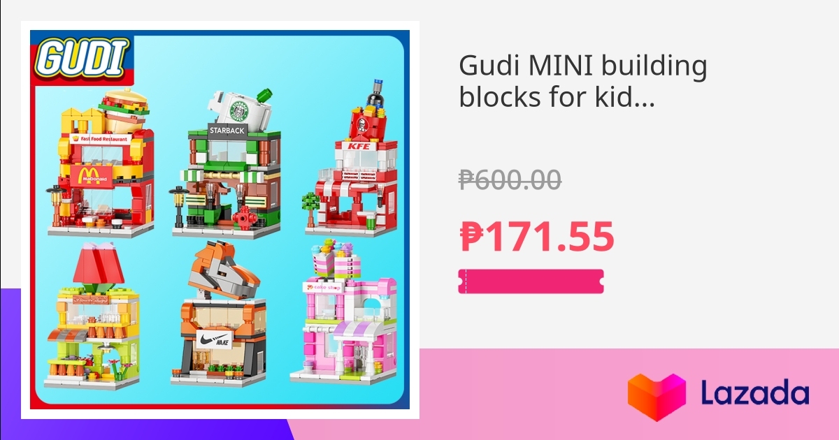 Gudi MINI building blocks for kids educational toys for boys 7 to 12 ...