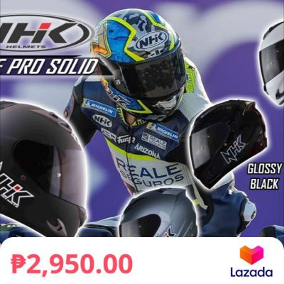 NHK RACE PRO SOLID FULL-FACE HELMET
