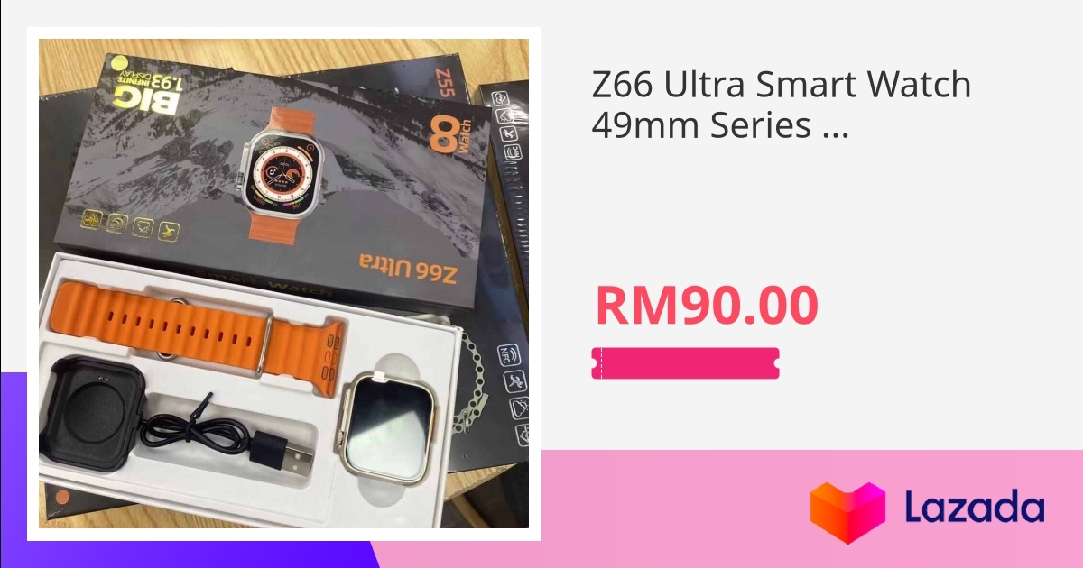 Z66 Ultra Smart Watch 49mm Series 8 1.93-inch HD screen sport watch
