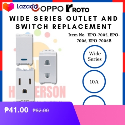 WIDE SERIES outlet AND SWITCH REPLACEMENT