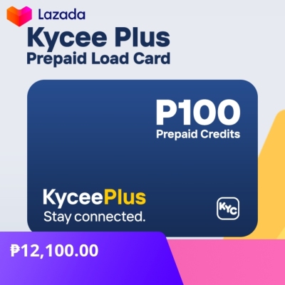 Kycee Plus Prepaid Load Card - 100 200 300 400 500 1,000 2,000 3,000 ...
