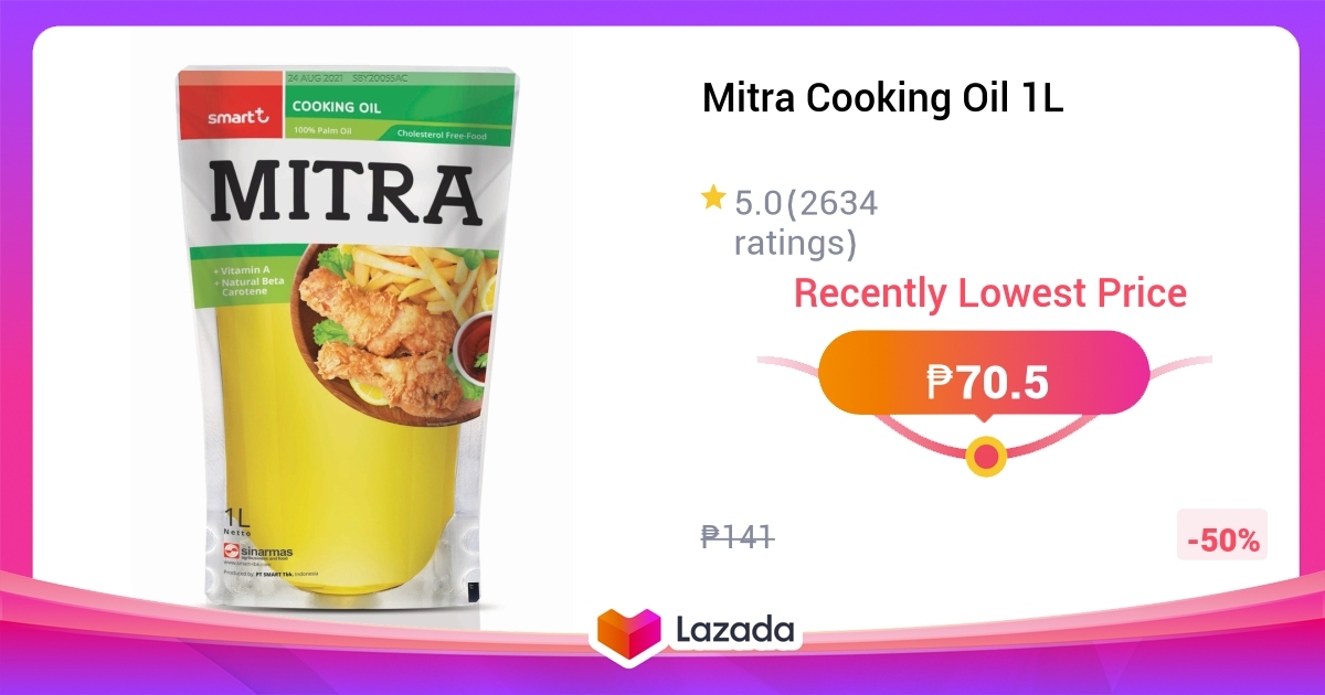 Mitra Cooking Oil 1L