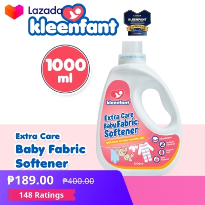 Kleenfant Extra Care Baby Fabric Softener (1 Liter) Fabcon for Baby ...