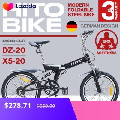 [READY STOCKS] HITO Foldable Bikes / 20-inch Steel Foldable Bicycles ...