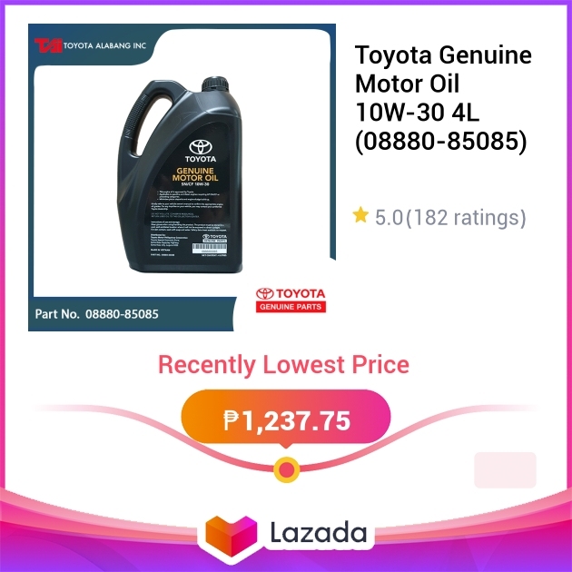 Toyota Genuine Motor Oil 10W-30 4L (08880-85085)