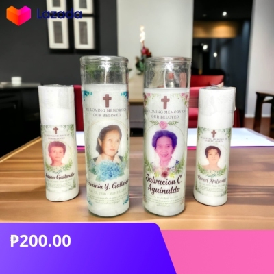 CUSTOMIZED MEMORIAL CANDLE | UNDAS KANDILA