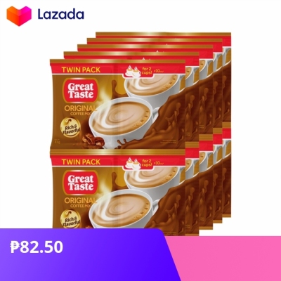 Great Taste Original 3-in-1 Coffee Twin Pack Sachets 33g x 10