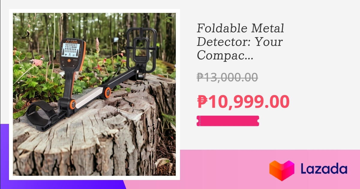 Foldable Metal Detector: Your Compact Solution for Gold and Coin ...